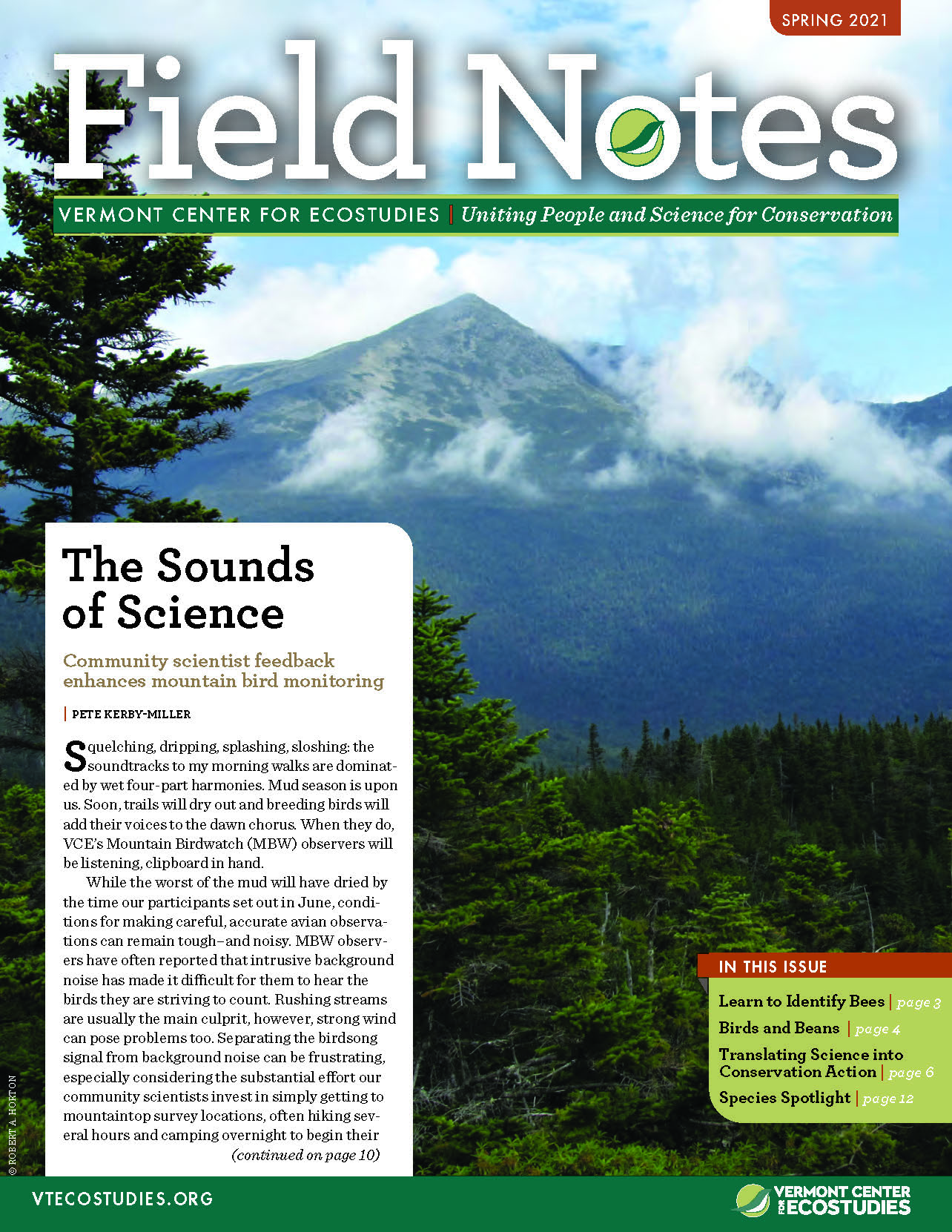 Field Notes | Vermont Center for Ecostudies