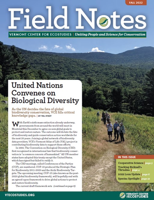 Field Notes | Vermont Center for Ecostudies